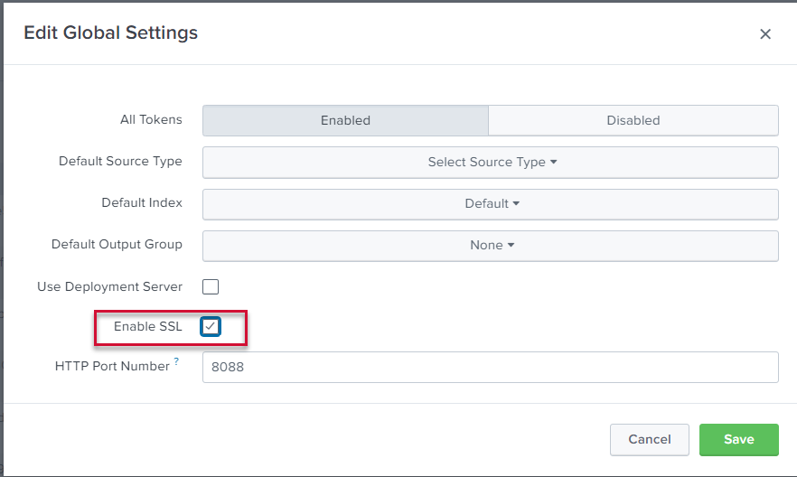 Configure SSL in Splunk (Optional)