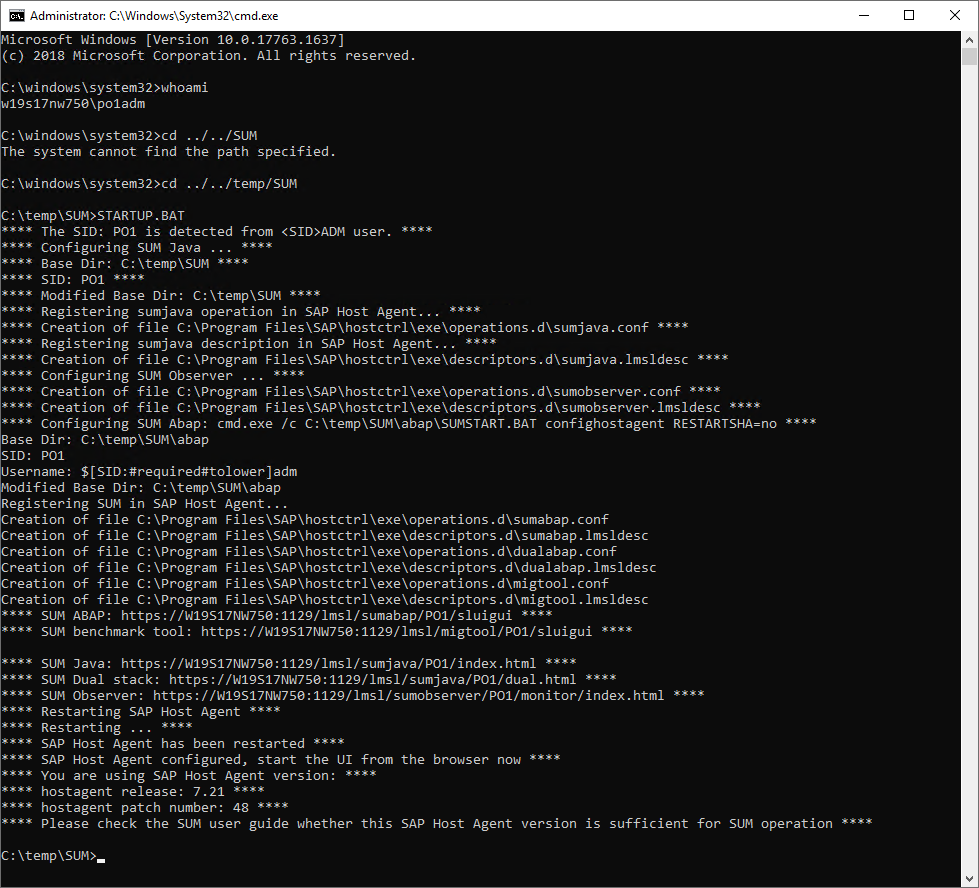 Installation via SUM (PowerConnect Java - All Versions)