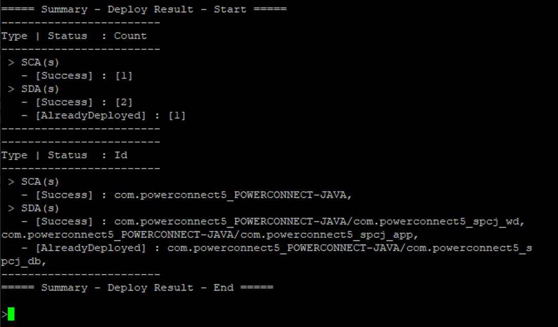 Installation via Telnet (PowerConnect Java - All Versions)
