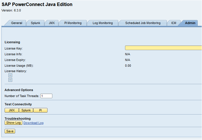 Apply PowerConnect License (PowerConnect Java)