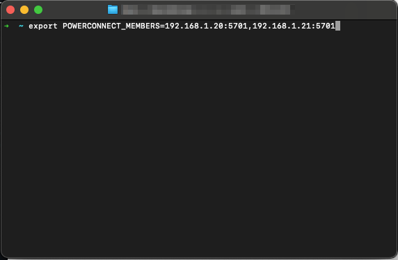 Configuring a PowerConnect Cloud Cluster