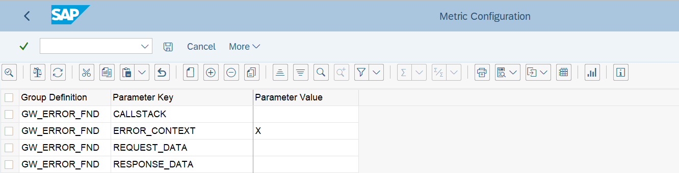 Gwerrorfnd Sap Gateway Frontend Error Log