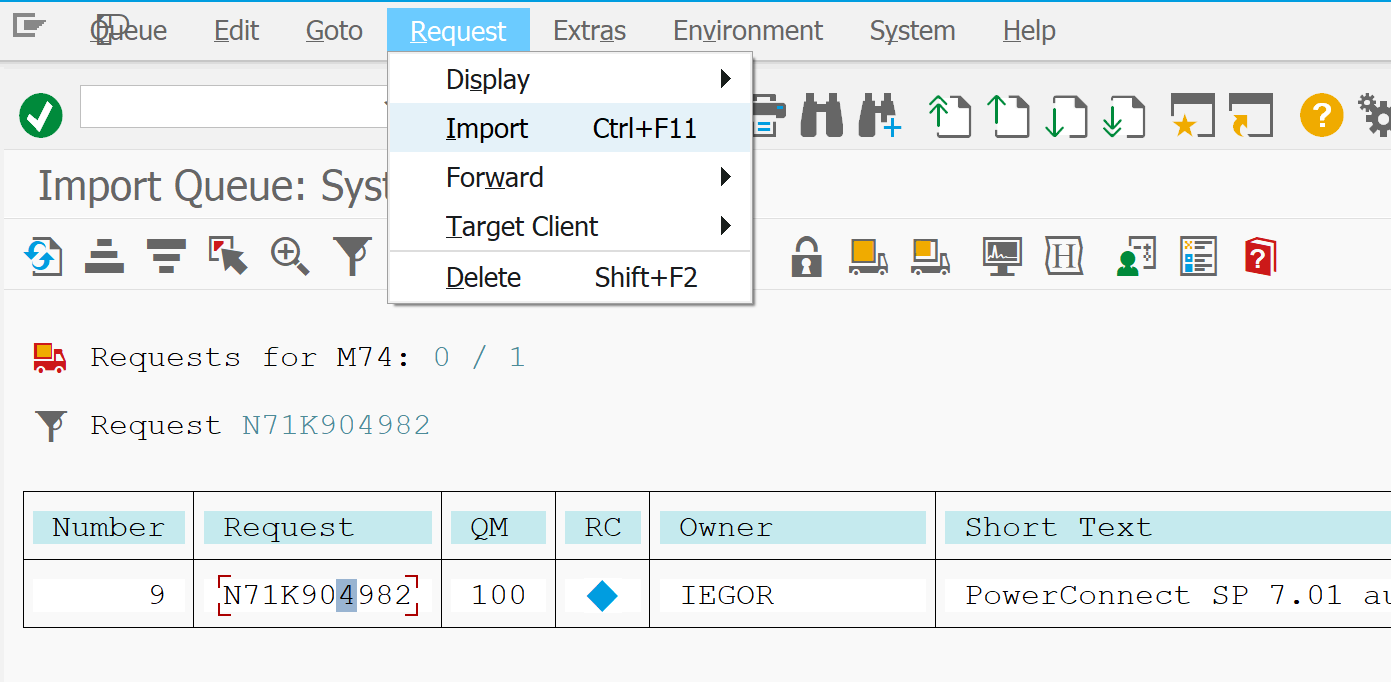 Upload PowerConnect Roles (PowerConnect ABAP 7.X)