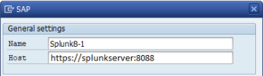 Configuring PowerConnect Splunk Connection in SAP (PowerConnect ABAP 7.X)