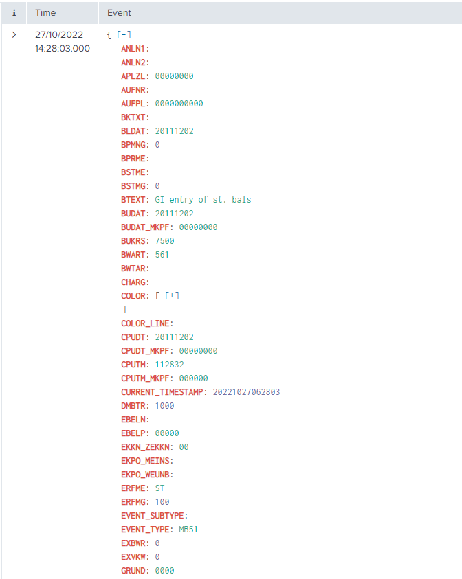 MB51 - Material Documents