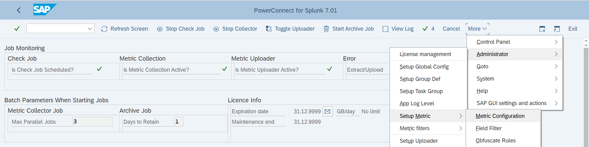 SICFCHK - SICF(SAP Internet Communication Framework) Services Data