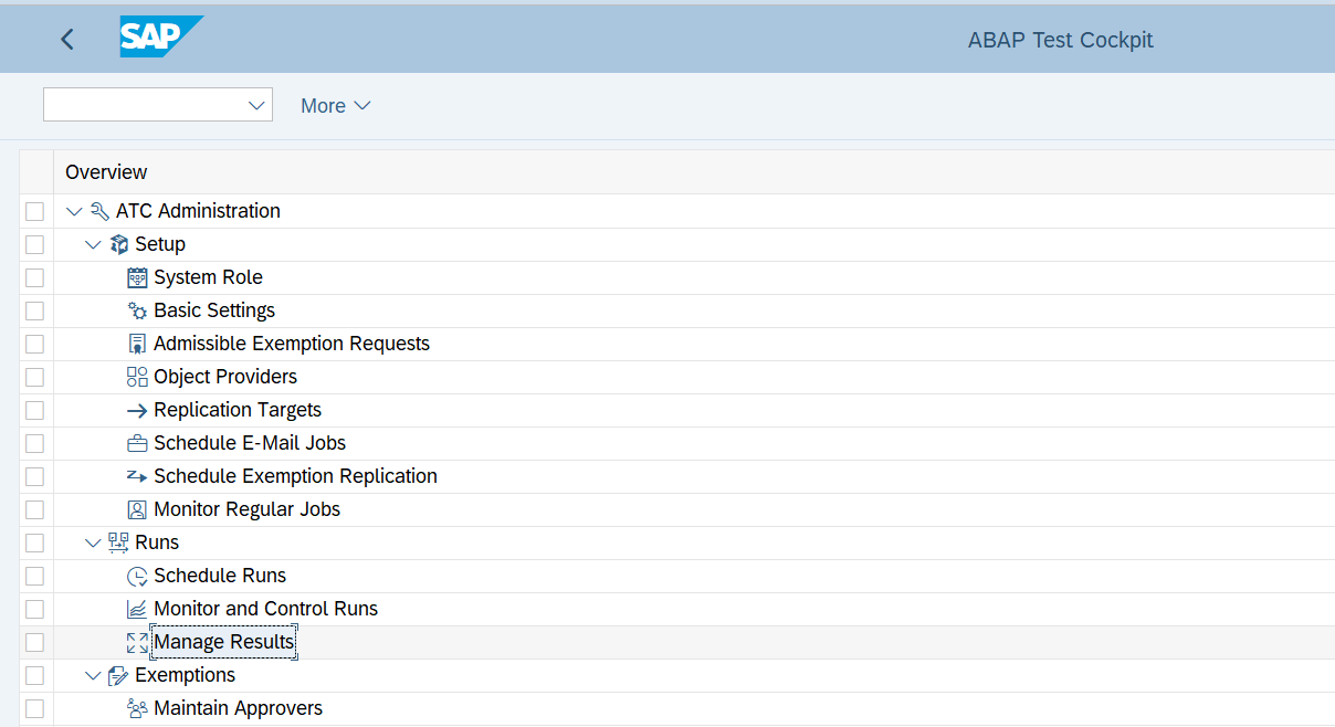 Atc Abap Test Cockpit Results