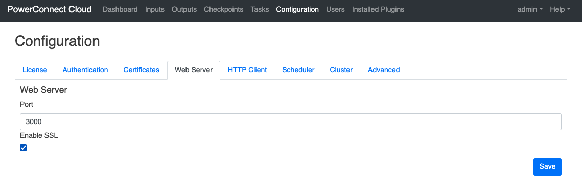 Configuring the PowerConnect Agent UI to use SSL