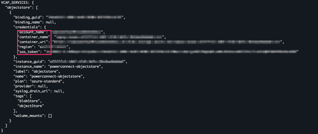 Configuring the PowerConnect Cloud agent to use Object Storage