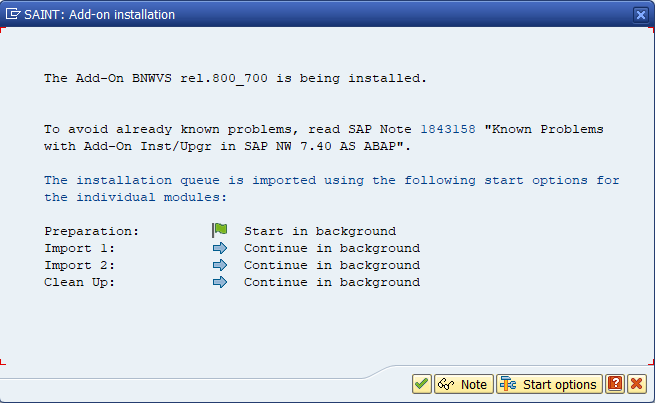 Import The Agent Via Saint Powerconnect Abap 8x