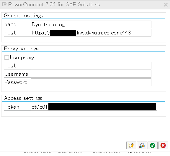 Configuring Dynatrace Log Connection In Powerconnect Powerconnect Abap 8x