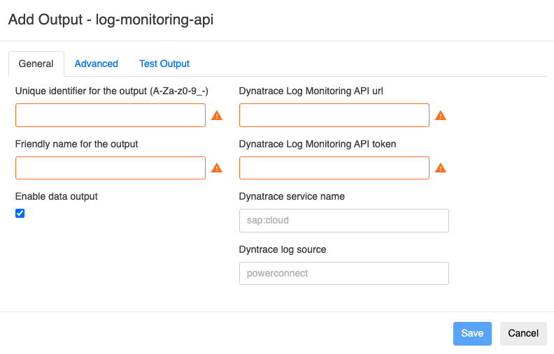 Dynatrace Log Monitoring API